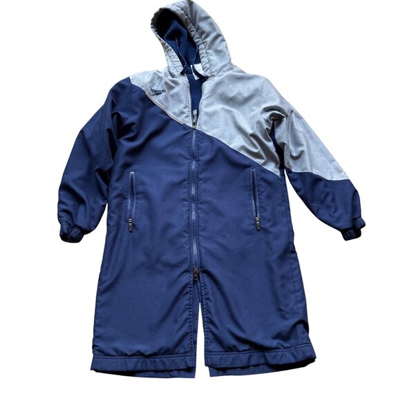 Speedo | Jackets & Coats | Speedo Adult Swim Parka Xxsttp2ech Navy Gray ...